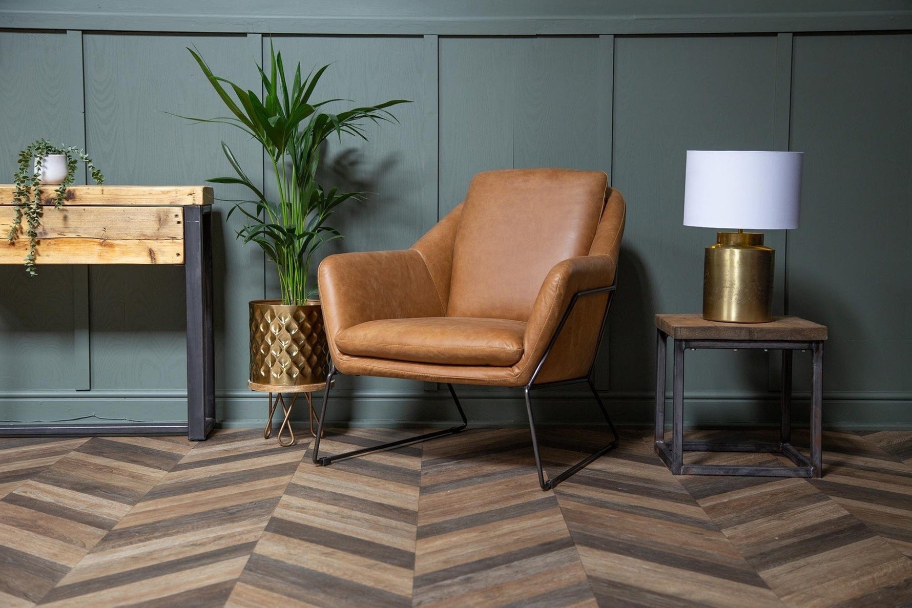 Bright Gray Loft Interiors